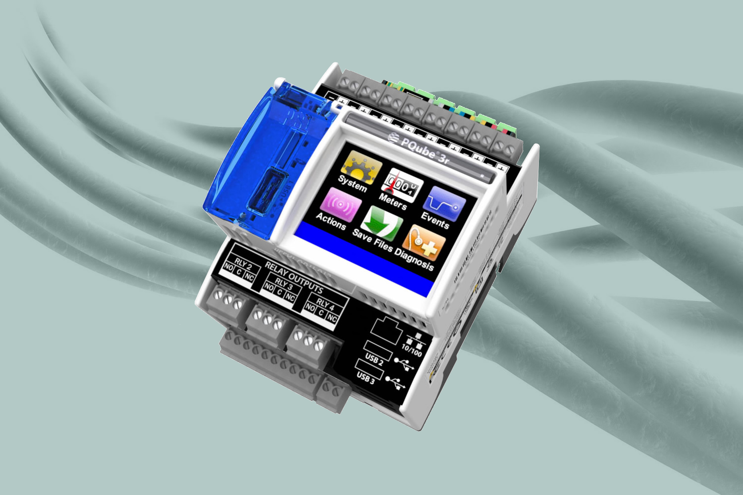 Anwendungsbeispiel PQube® 3r Power Analyzer - PQUBE ® 3